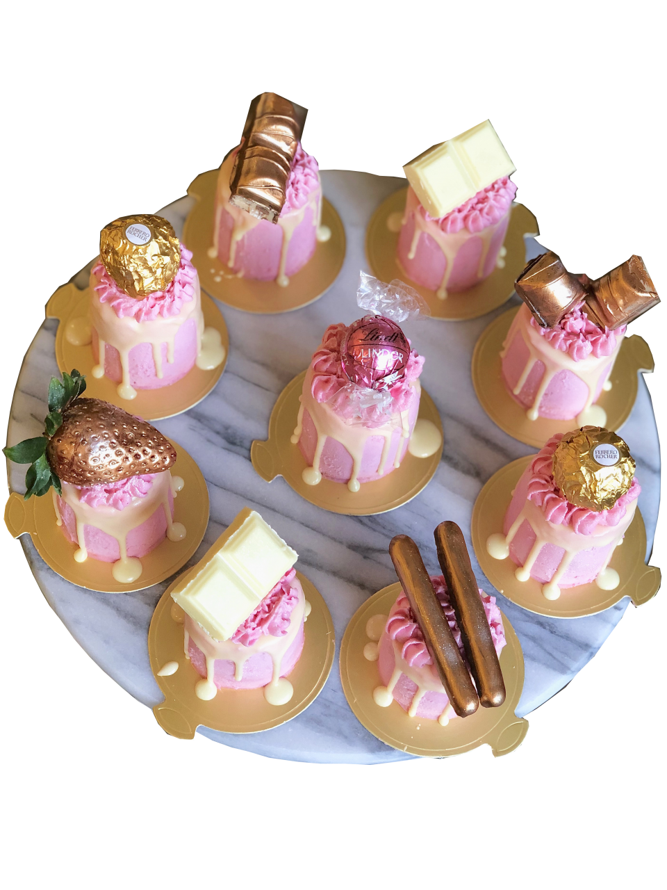 Mini Heart Cake with Personalised Message | Outrageous Cakes