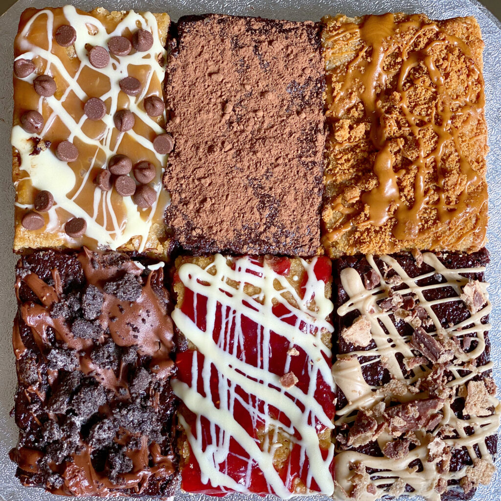 Assorted Flavours Brownie & Blondie Box | Outrageous Cakes